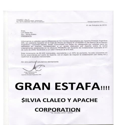 Gran estafa | DOC
