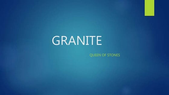 "Granites" Classification, Petrogenesis and Tectonic Descrimination ...