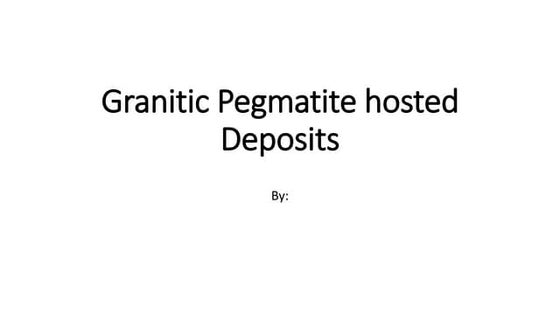 IGPET LECTURE 10 GRANITES.ppt