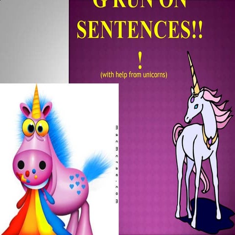 Correcting Run Ons | PPTX