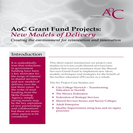 Grant Fund Case Study Report | PDF