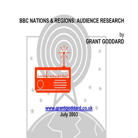 'BBC Nations & Regions: Audience Research' by Grant Goddard | PDF