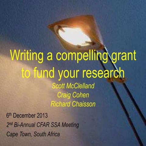 Specific Aims NIH Sample Grant Proposal | PDF