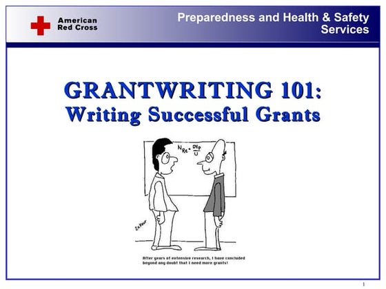 Grant Writing 101 | PPT