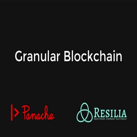 Granular Blockchain | PPT