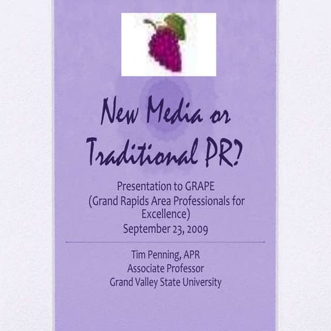 GRAPE Presentation | PPTX