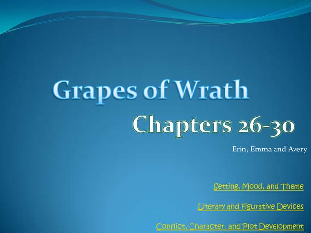 Grapes of Wrath up to ch.9 ppt | PPTX