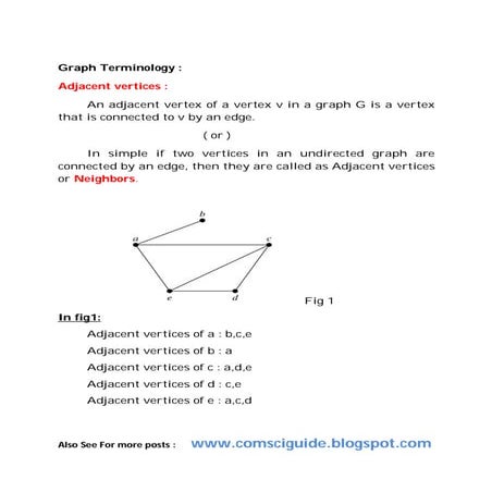 Graph Terminology - patent edge,Dominant vertex | PDF