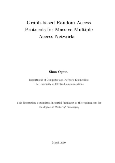 Graph Based Random Access Protocols For Massive Multiple Access