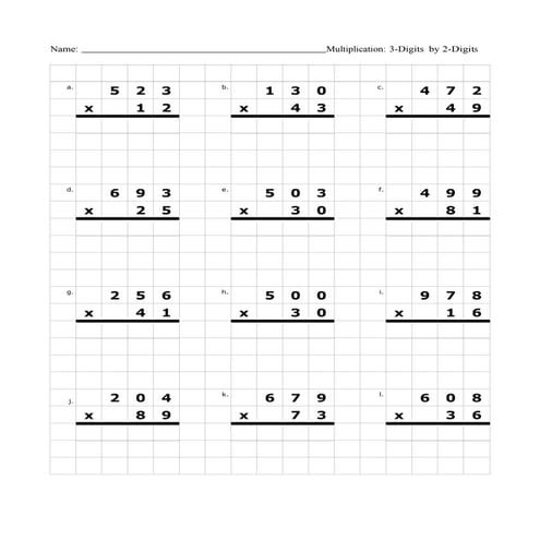 Graph multiplication-3dig2dig | DOC