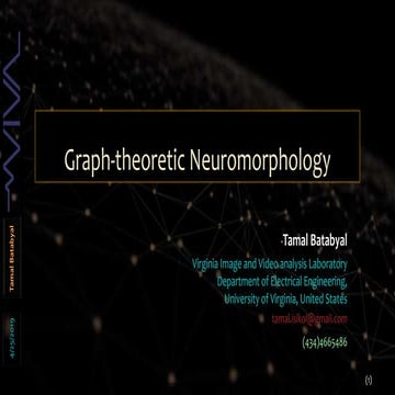 Graph theoretic neuromorphology | PPT