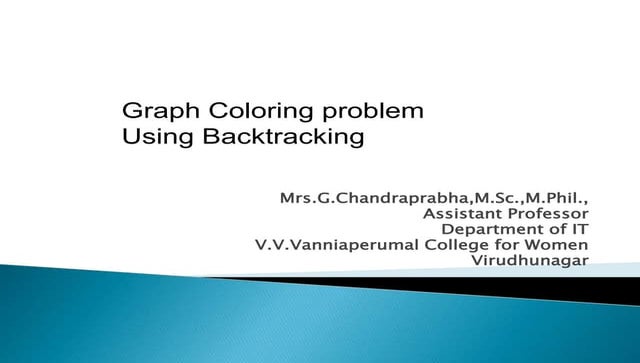 Graph coloring | PPT