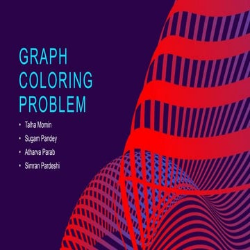 GRAPH COLORING AND ITS APPLICATIONS