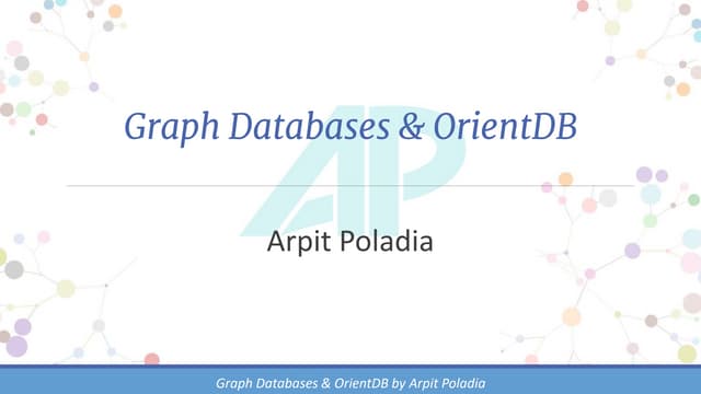 Graph Databases And Orientdb Ppt