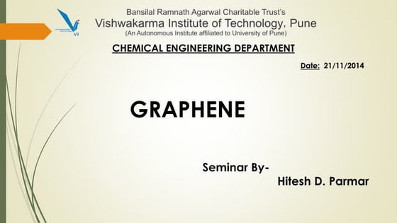 Synthesis of graphene | PPT