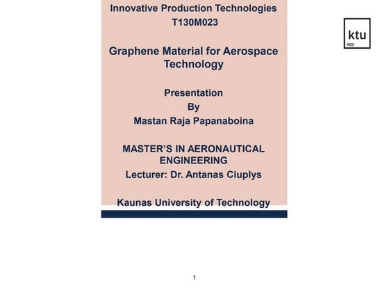 Synthesis of graphene | PPTX | Chemistry | Science