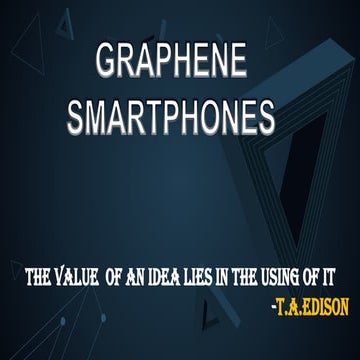 GRAPHENE SMARTPHONES.pptx