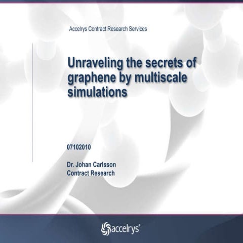 Unraveling the Secrets of Graphene by Multiscale Simulations | PDF