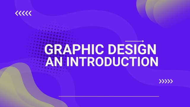 Graphic Design - Lesson 1 | PPT