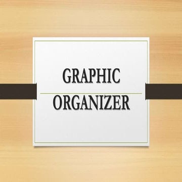 Different kinds of graphic organizer | PPTX