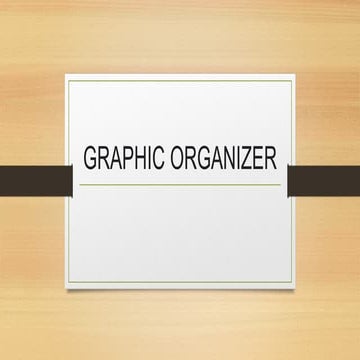 Graphic organizer Presentation | PPTX