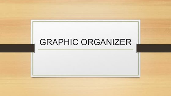 Different kinds of graphic organizer | PPTX