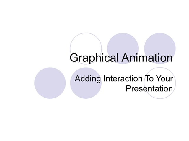 M5 Graphic Animation Buttons Ppt Computer Animation Computer