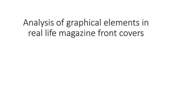 House style analysis of real-life magazines from Bauer Media | PPT