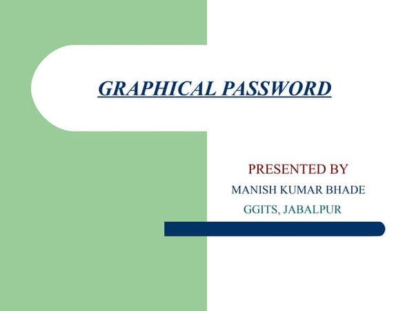 Ppt For Graphical Password Authentication Using Cued Click Points 2020