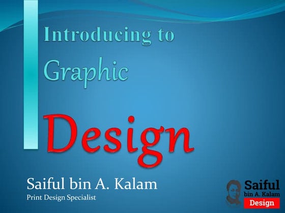 Graphic Design Introduction Course Certificate | PPT