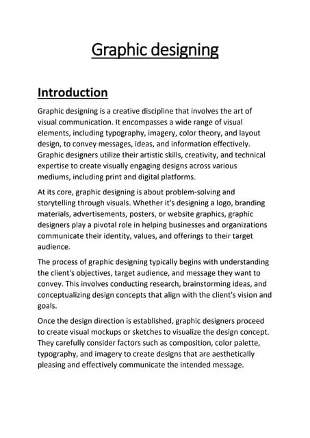 What Is Graphic Design A Complete Guide Pdf