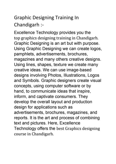 Fundamentals Of Graphic Design | PPTX | Graphics Software | Computer ...