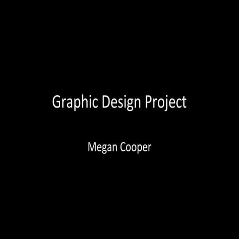 Graphic design project | PPT