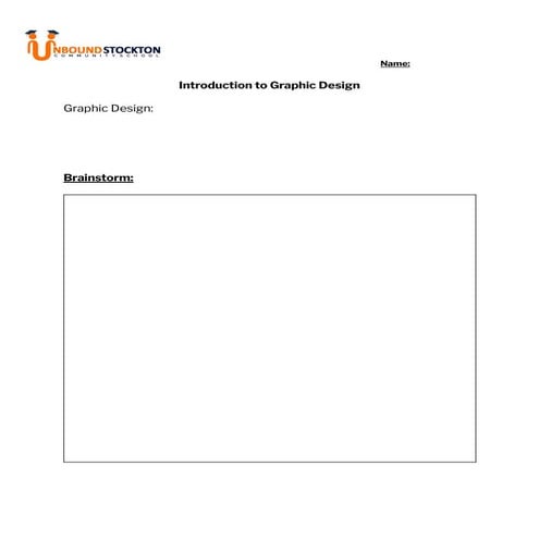 Graphic Design Worksheet | PDF