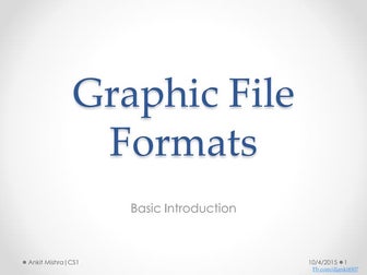 File formats | PPT