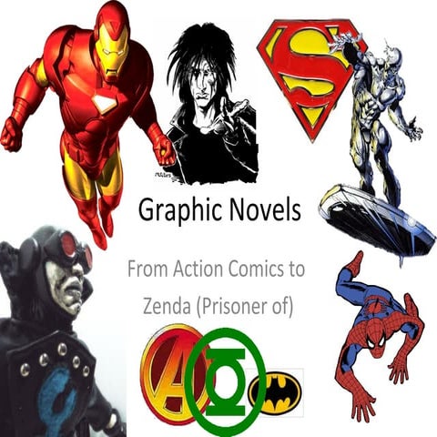 Graphic Novels: from Action Comics to Zenda (Prisoner of) | PPT