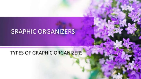 Types of graphic organizers | PPTX