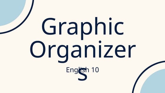 English 8 - Graphic Organizers | PPT | Education