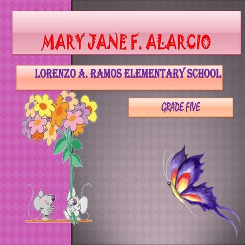 Graphic presentation mary jane f. alarcio | PPTX