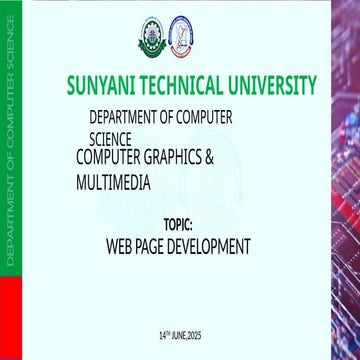 Graphics And Multimedia In Computer Pptx