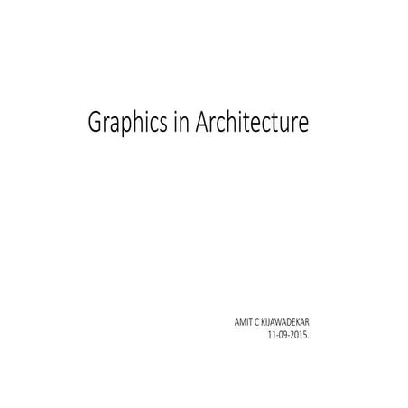 Graphics in architecture. | PDF