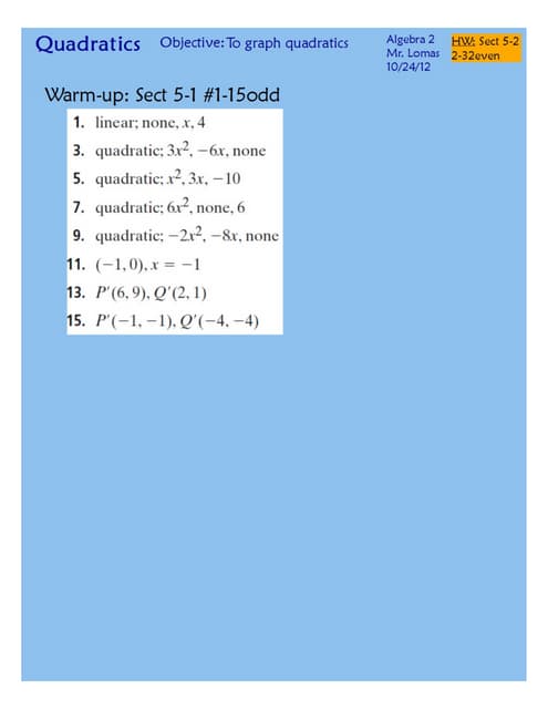 Graphing Quadratics Standard Form.pdf Graphing Quadratics Standard Form.pdf