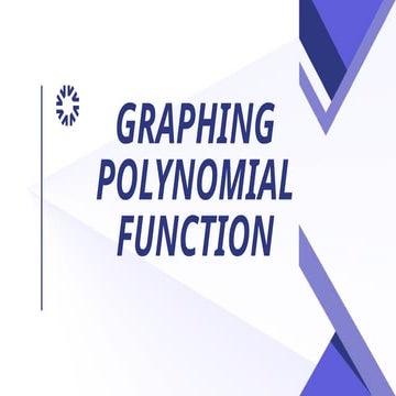 Graphing Polynomial.pptx Grade 10 Lesson 2 | PPTX