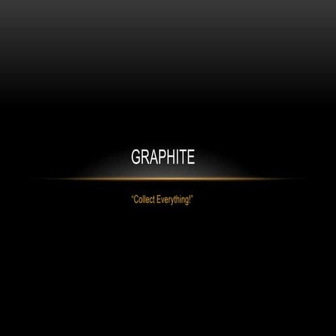 Graphite | PPTX | Computing | Technology & Computing
