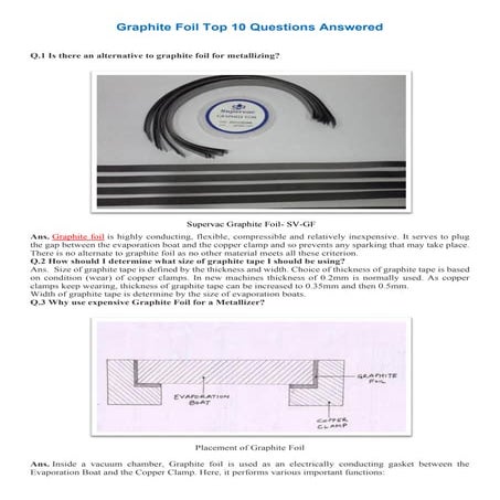 Graphite foil top 10 questions answered | PDF