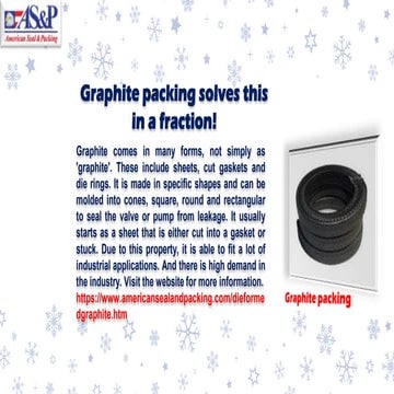 Graphite packing solves this in a fraction! | PPT