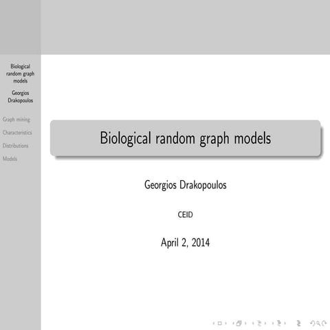 Biological graph models | PDF
