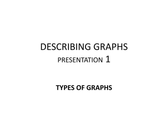 Different Types of Graphs | PPTX