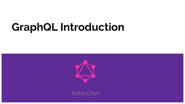 Graphql Introduction Pptx Databases Computer Software And Applications