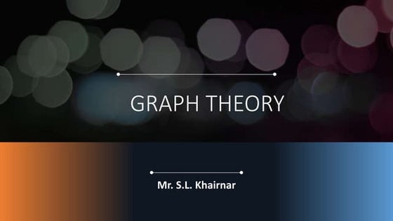 Graph theory presentation | PPT